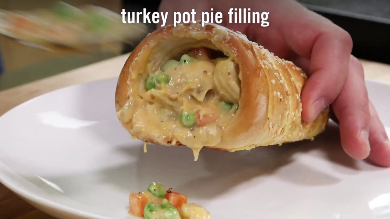 Turkey Pot Pie Cones - YouTube