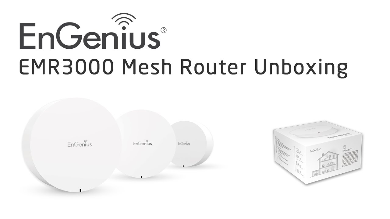 EnGenius EMR3000 Mesh Router Unboxing - YouTube