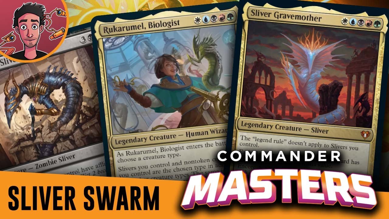 "Sliver Swarm" Commander Masters Precon Preview! | Magic the Gathering ...