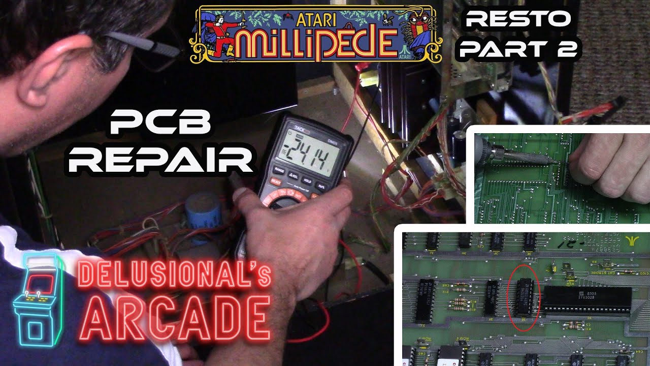 Millipede PCB Repair [Resto Part 2] - YouTube