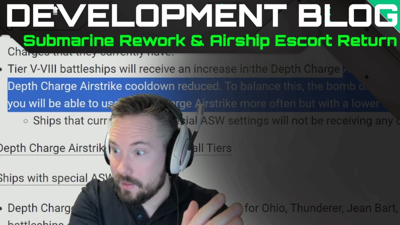 Development Blog - Submarine Rework & Airship Escort Return - YouTube