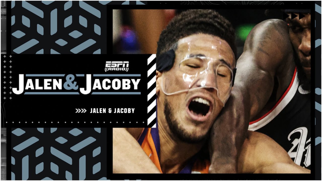 Devin Booker take the mask off! - David Jacoby | Jalen & Jacoby - YouTube