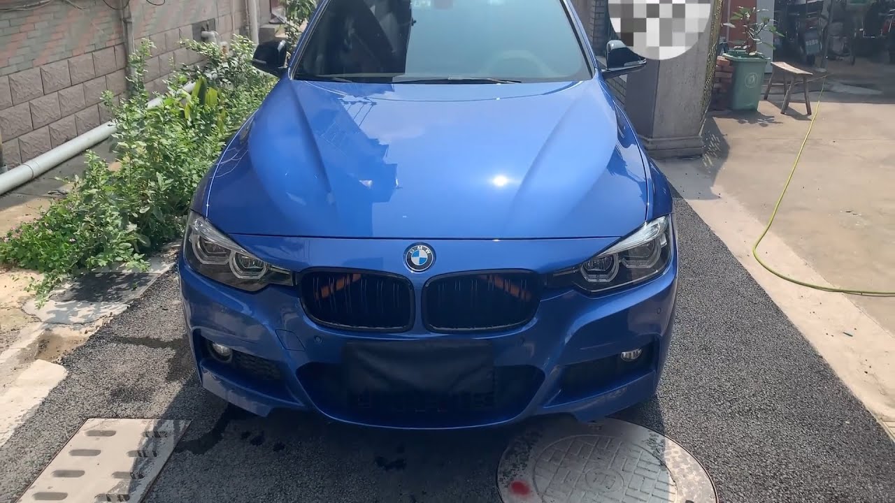 Car wash Cleaning a BMW F30 330i for a year without washing ASMR - YouTube