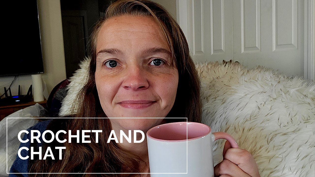 Crochet and Chat Morning Show - Watch Me Crochet a Triangle Shawl - YouTube