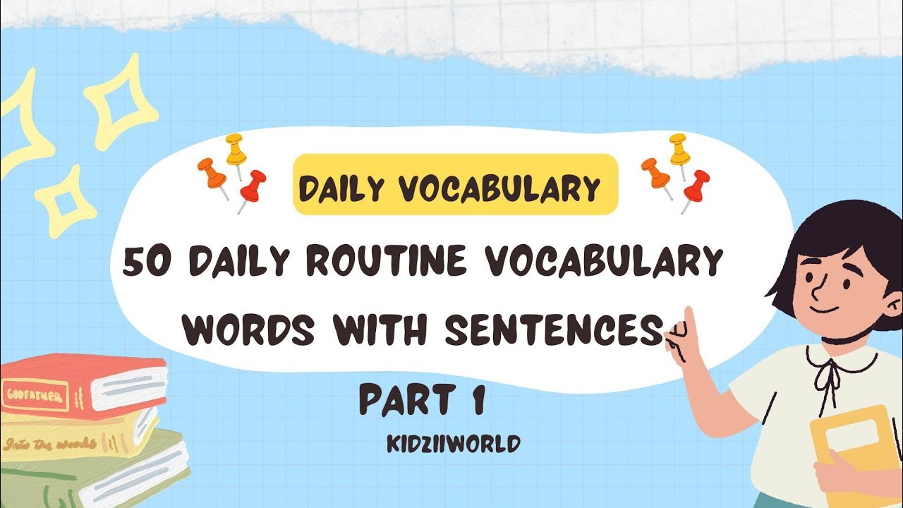 Daily Morning Routine Vocabulary With Sentence | Daily Phrases In ...