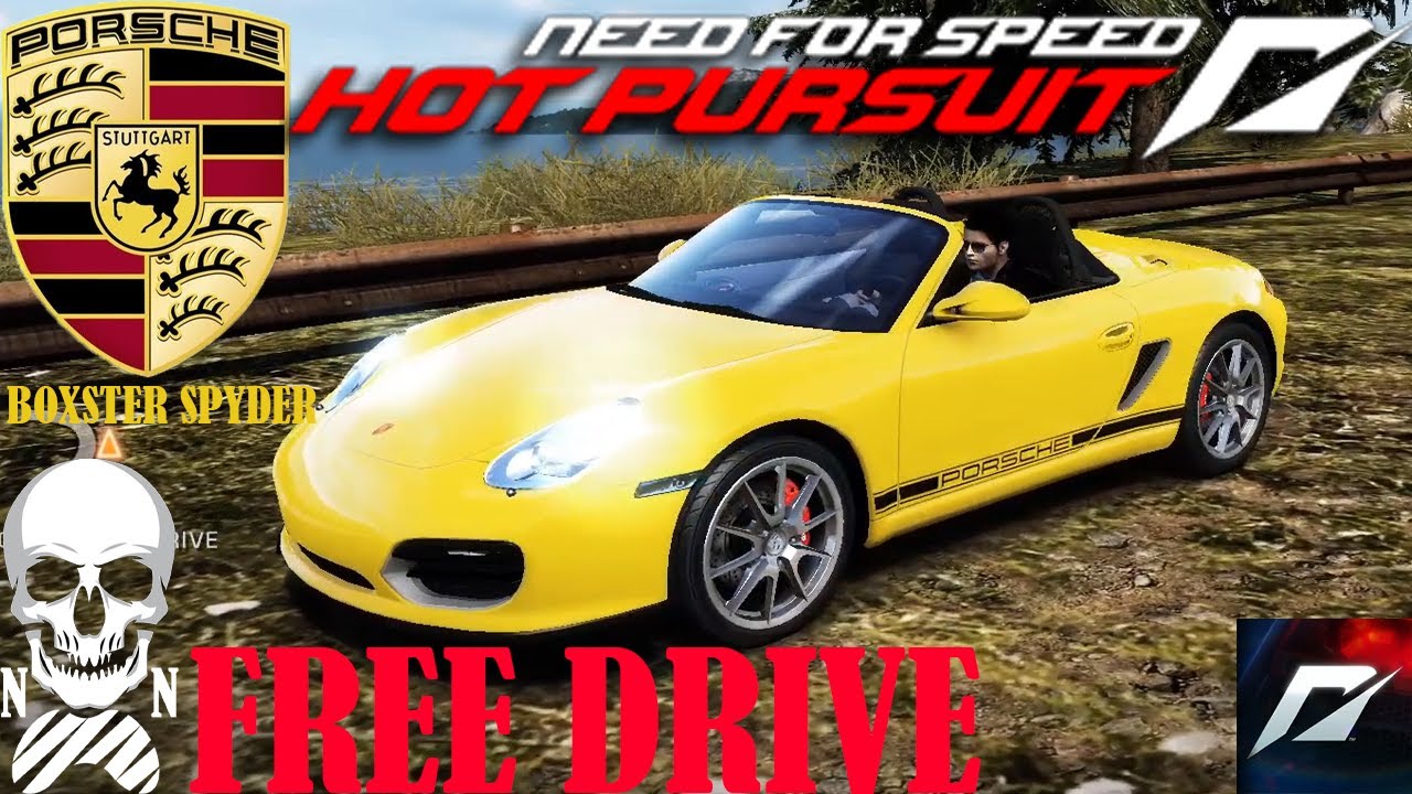 PORSCHE BOXSTER SPYDER | FREEDRIVE in NFS Hot Pursuit 2010 - YouTube
