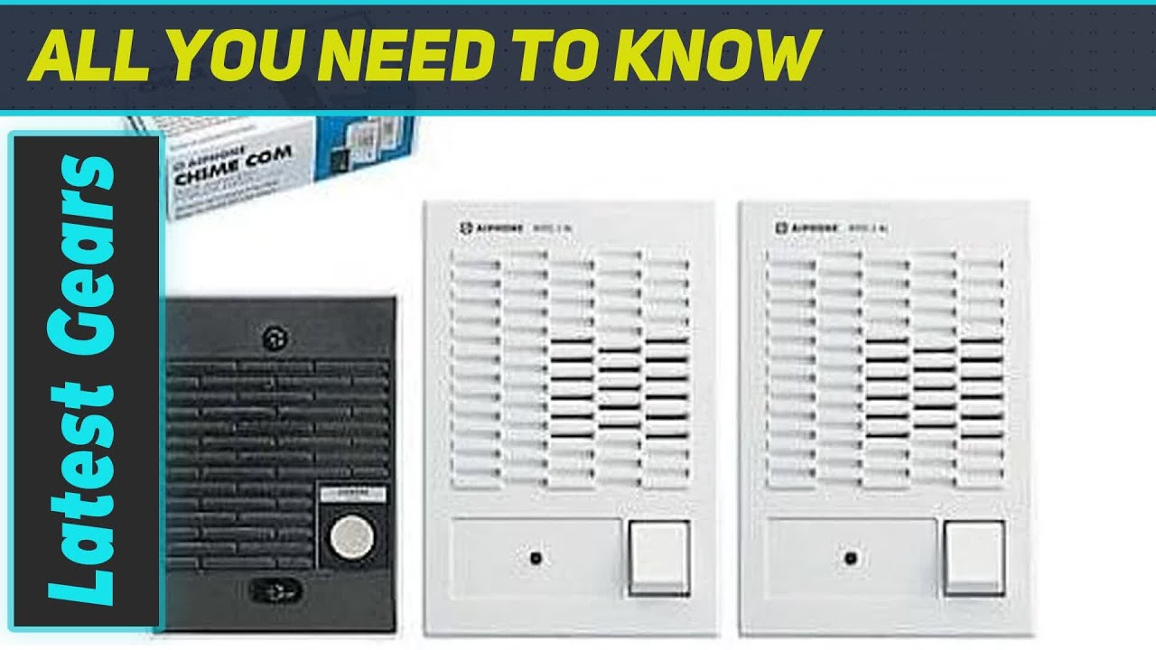 Aiphone Dual Master Set Kit C-ML/A, LE-D, DAK-2S: The Best Intercom System for Your Home - YouTube