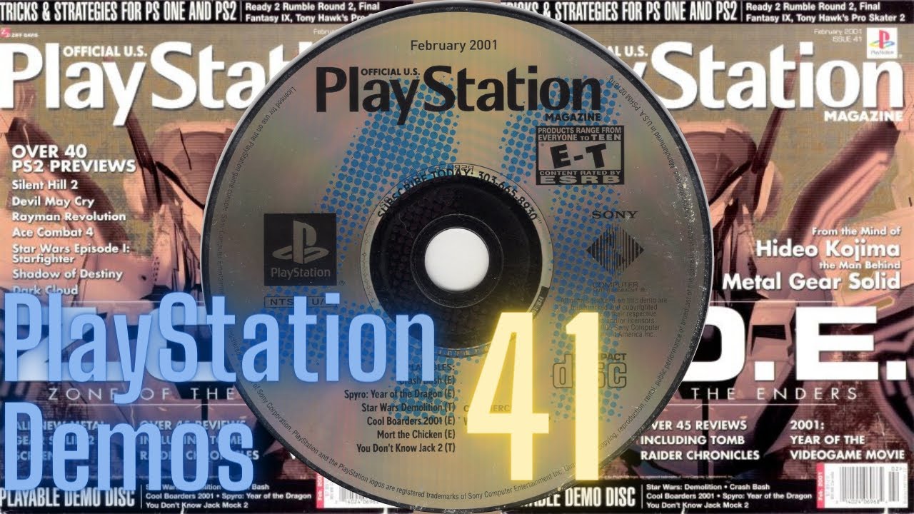 PlayStation Magazine Demo Disc 41 - Feb/2001 - YouTube