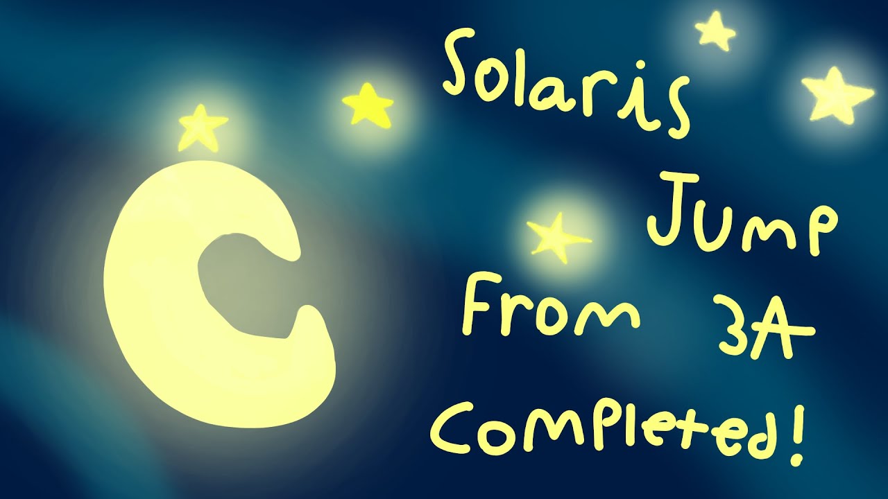 3A TO SOLARIS JUMP COMPLETED!! | Celeste - YouTube