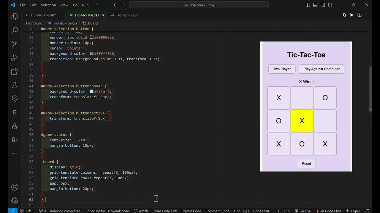 How to Create a Tic-Tac-Toe Game Using HTML, CSS, and JavaScript 🎨 Tutorial for Beginners 🚀🎮 ...