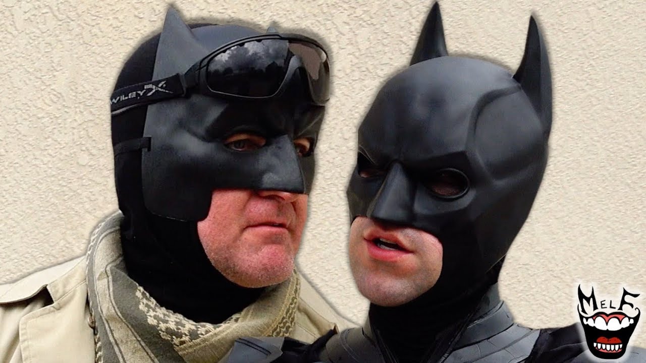 Affleck Batman VS Bale Batman!! Mortal Kombat Styled Fight | Real Life ...