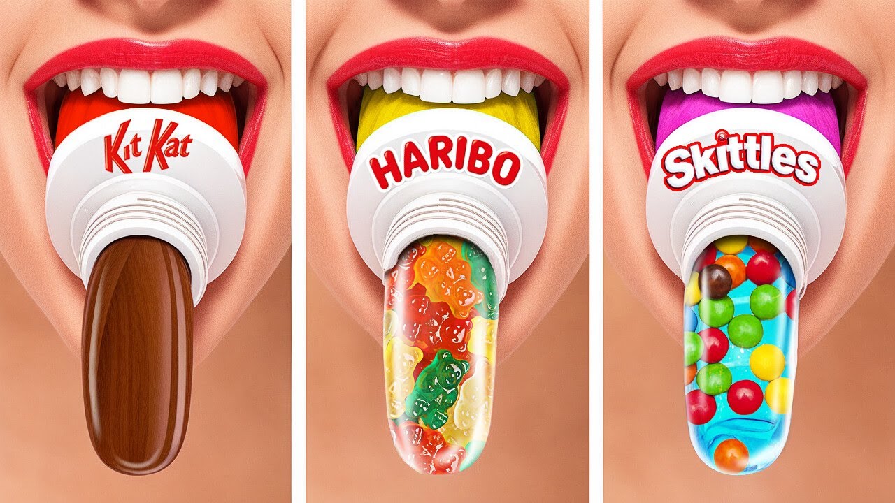 ¡Desafío de Dulces: POBRE VS RICO VS GIGA RICO! Trucos de Cocina ...