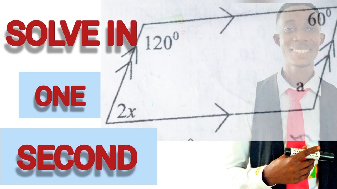 FINDING ANGLES MARKED WITH LETTERS IN JUST ONE SECOND OR LESS!!! - YouTube