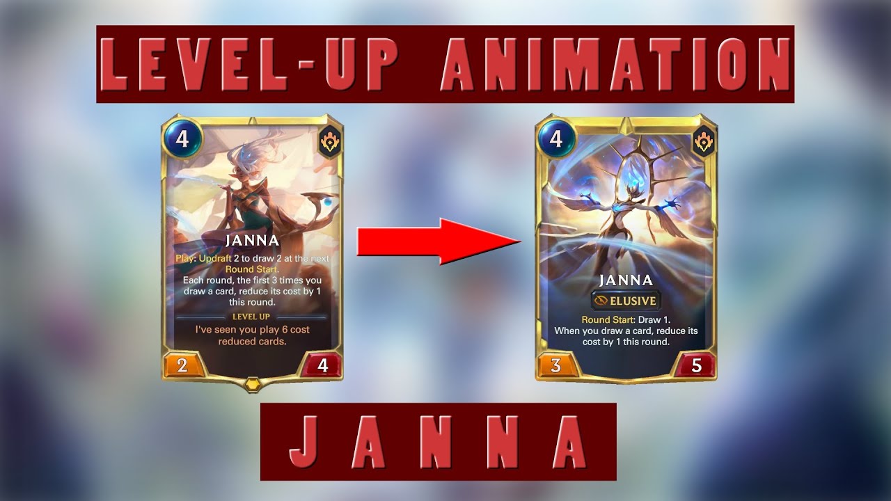 Janna level-up animation | Legends of Runeterra - YouTube