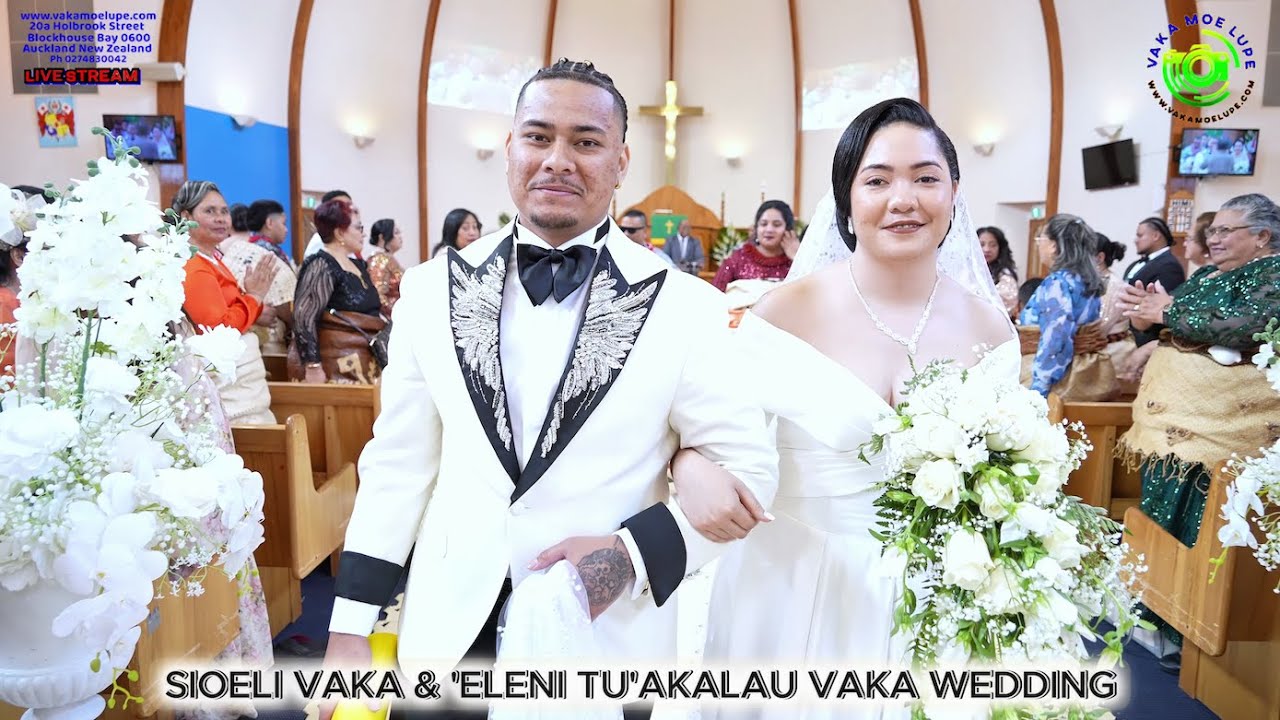 SIOELI VAKA & 'ELENI TU'AKALAU VAKA WEDDING Ceremony - YouTube