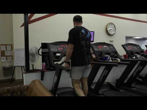 Bill Dragoo in the gym preparing for 2010 Rawhyde Adventure Rider ...