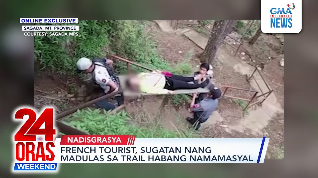 Online Exclusive - French tourist, sugatan nang madulas sa trail habang ...