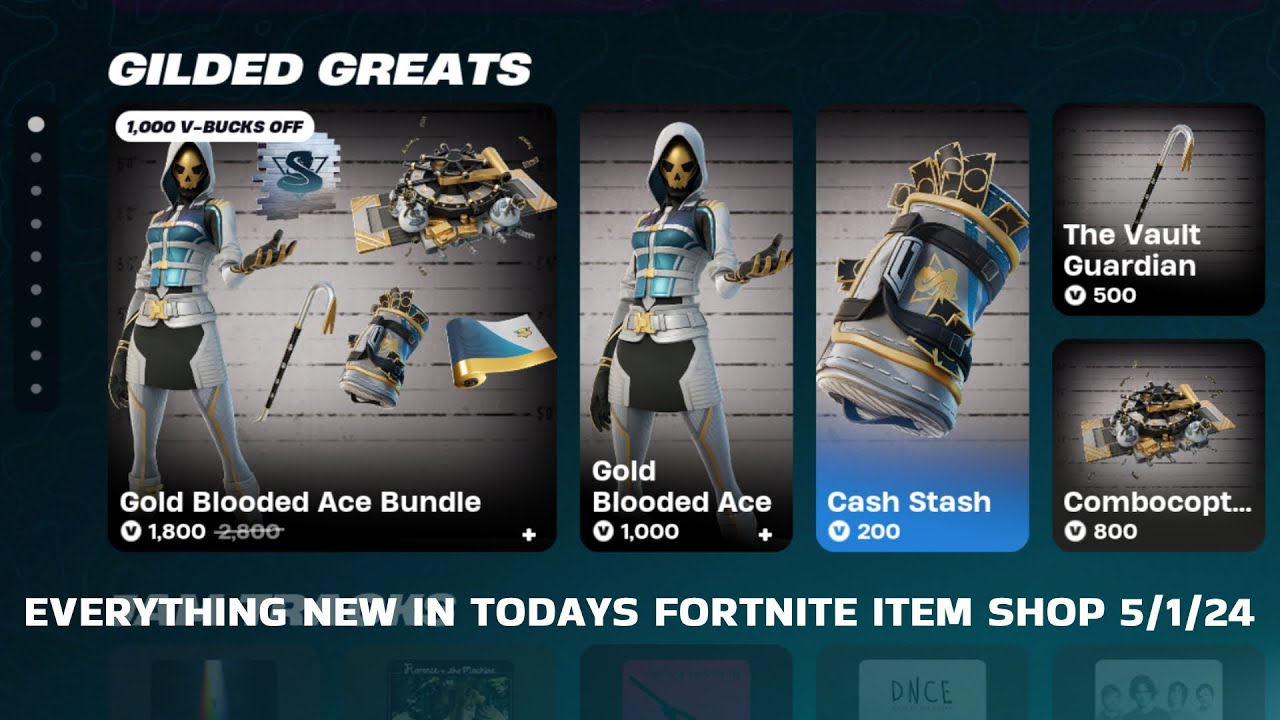 Everything new in todays Fortnite Item Shop 5/1/24 showcase - YouTube