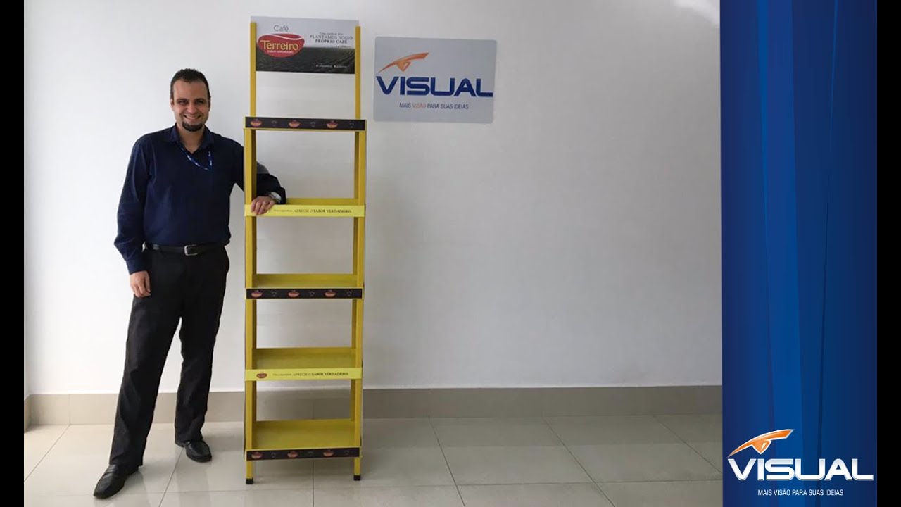 Como montar seu display de forma rápida e fácil - Visual Promo - YouTube