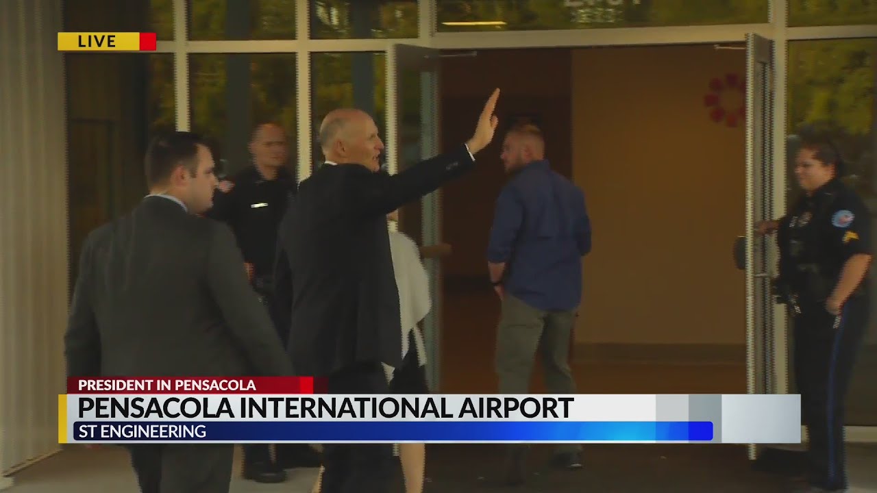 Governor Rick Scott arrives at Trump MAGA rally - YouTube