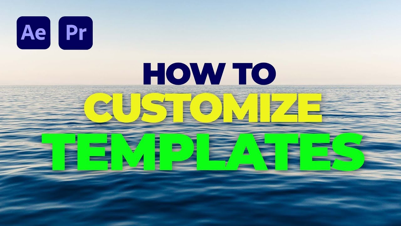 How to Make Templates Your Own, Forever - YouTube