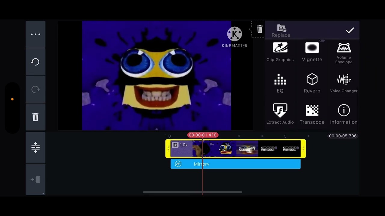 How to make High Pitch Mirrored And Scary Audio on KineMaster (OLD ...