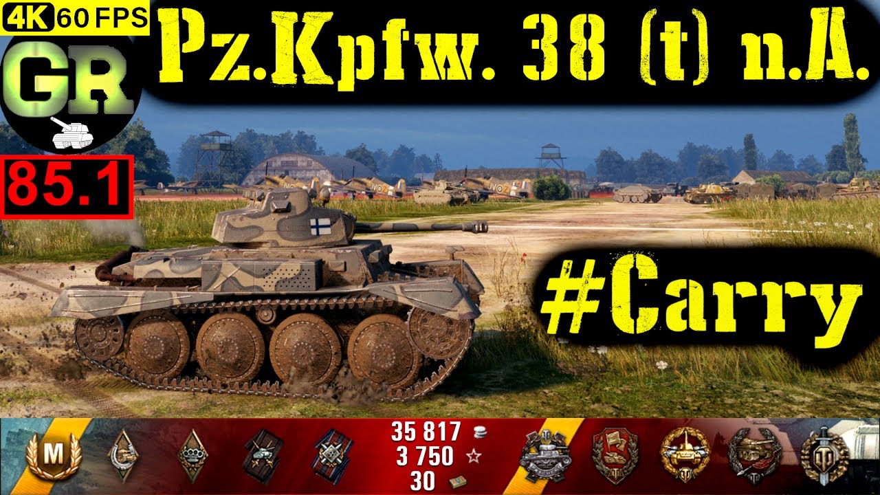 85_World of Tanks Pz.Kpfw. 38 (t) n.A. WoT Replay - 6 Kills 1.5K DMG(Patch 1.5.0) - YouTube