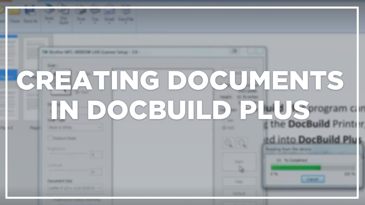 Creating Documents in DocBuild Plus - YouTube
