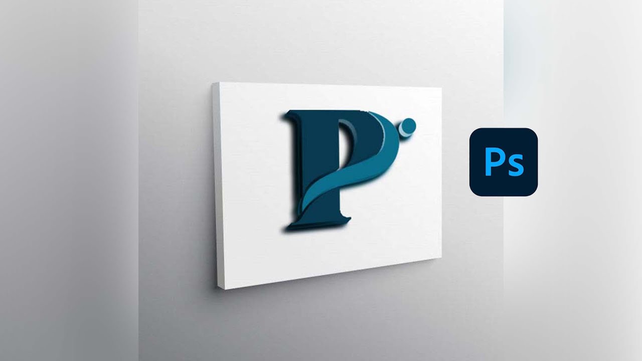 How to Create and Design a 3D Logo in Photoshop - YouTube