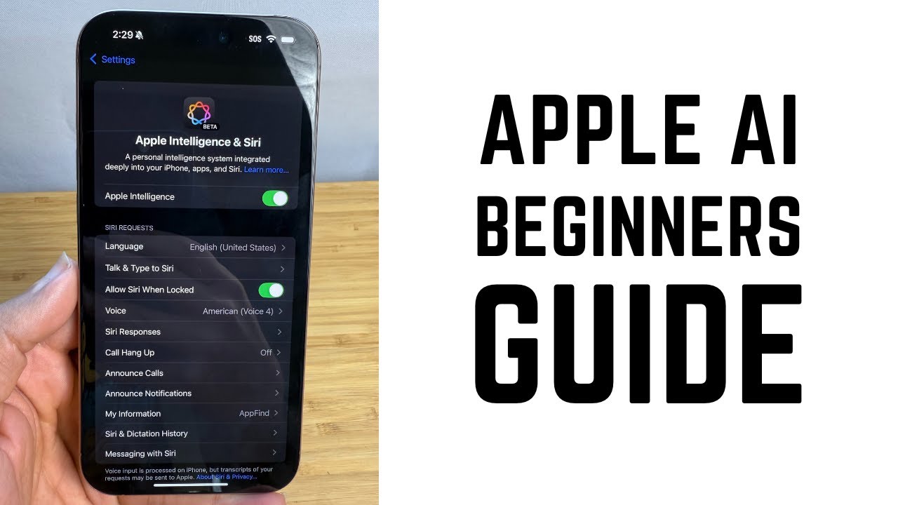 Apple AI - Complete Beginners Guide - YouTube