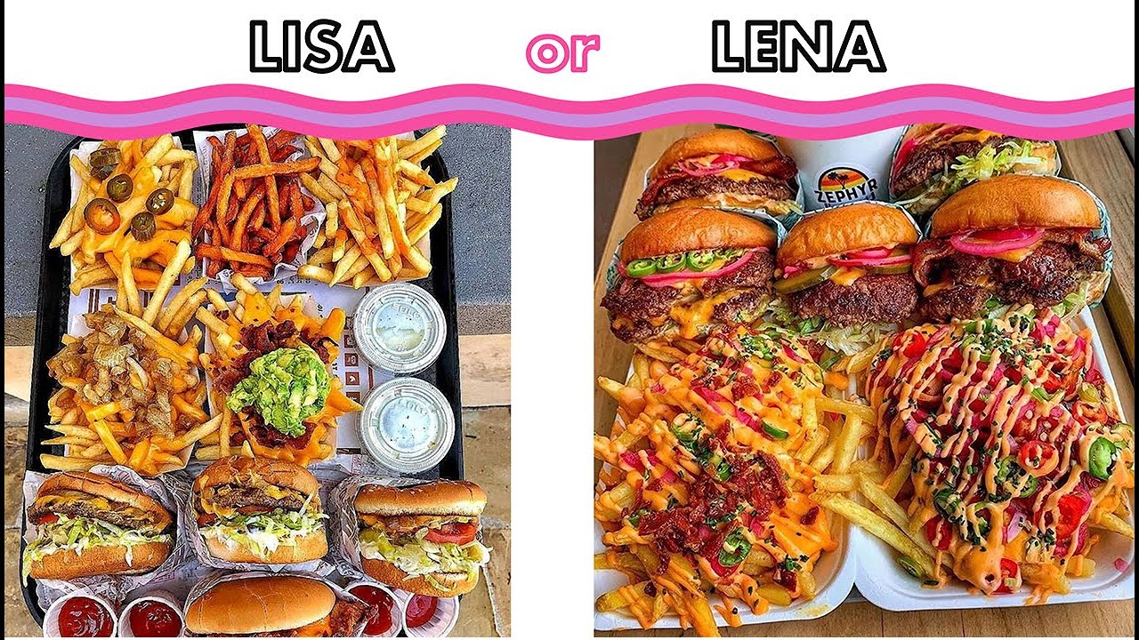 Lisa or Lena FOOD, SWEET, SNACKS - LANCHES & COMIDAS 🍔🍕 - YouTube