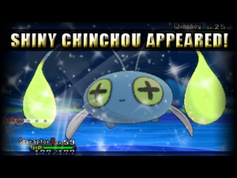 Pokemon X and Y Shiny Hunt - Shiny Chinchou Appeared! - YouTube