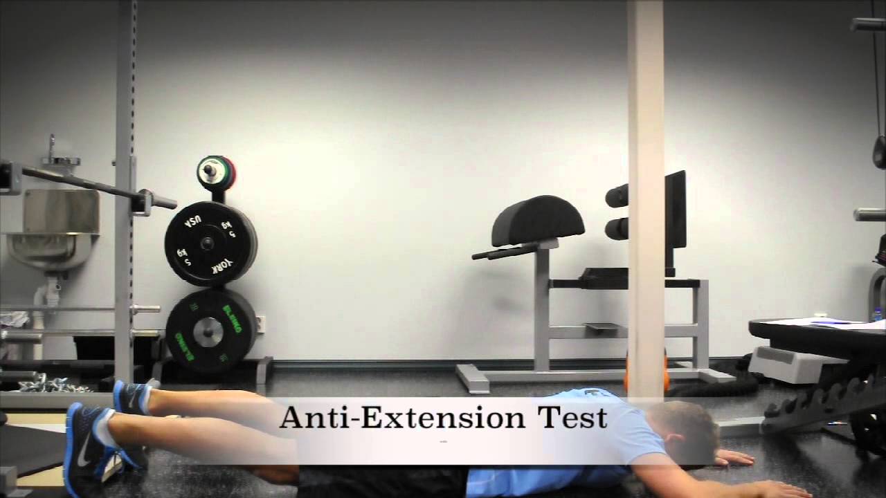 Exercise Index: Anti-Extension Test - YouTube