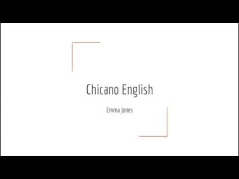 Chicano English Final Presentation - YouTube