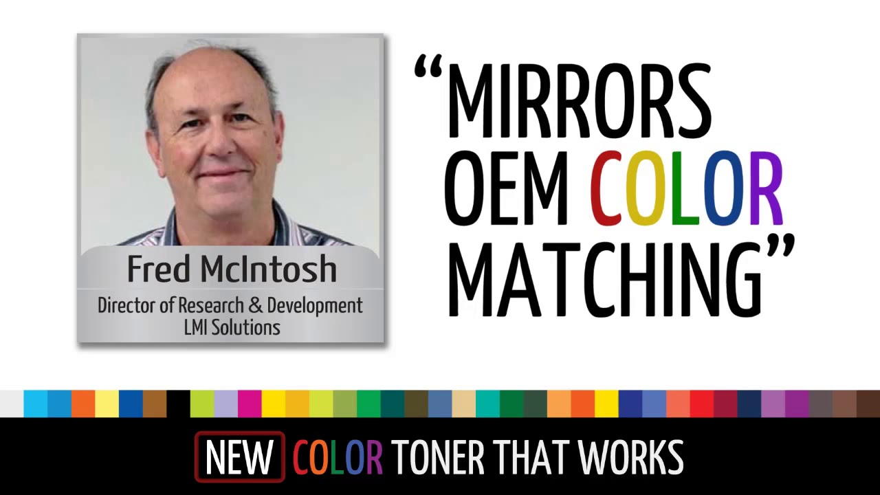New Color Toner Technology from LMI - YouTube