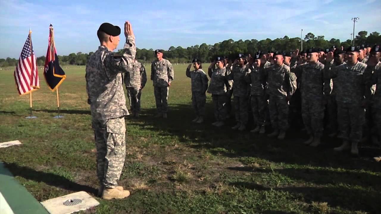 2nd ABCT 3rd ID Mass Re-enlistment Ceremony - YouTube