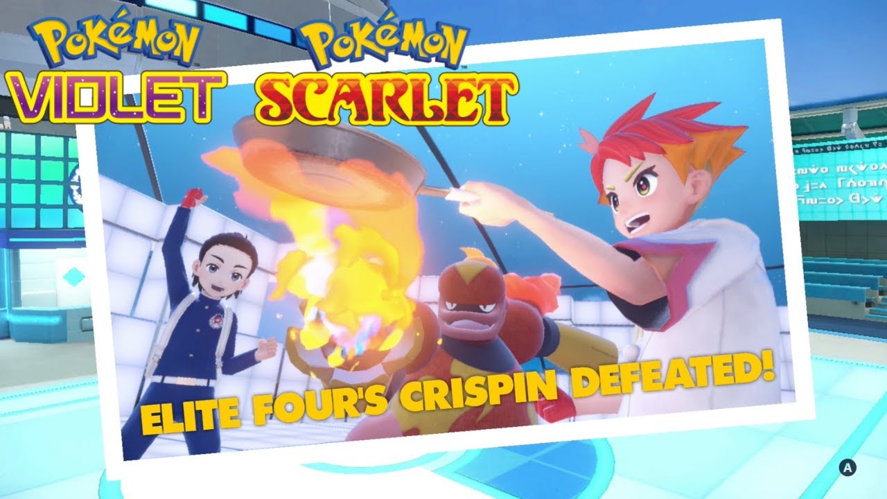 Crispin Elite Trial and Battle Pokemon Scarlet DLC - YouTube