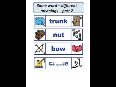 same word different meaning part 2#vocabulary #shorts - YouTube