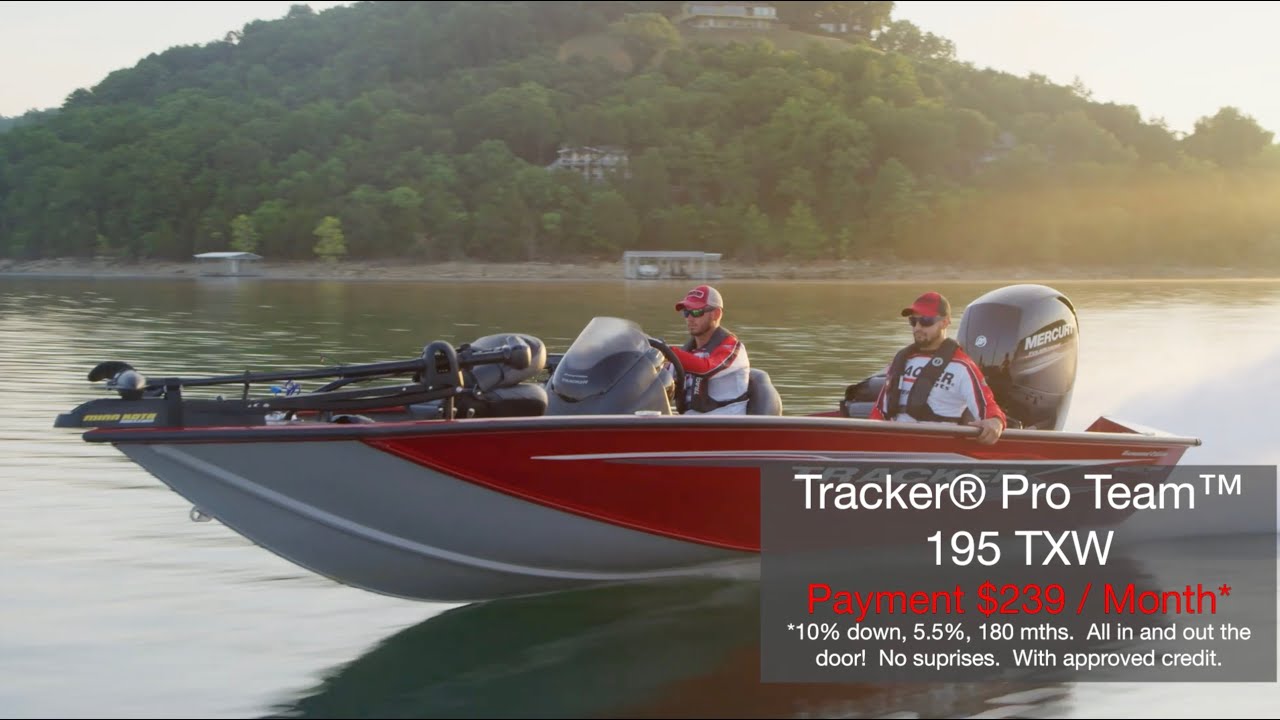 Tracker Pro Team 195 TXW - YouTube
