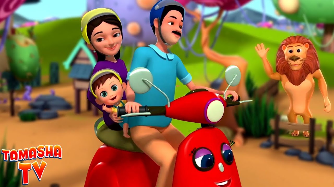 Scooter Song, कुकडू कू, Rhymes in Hindi for Babies - YouTube
