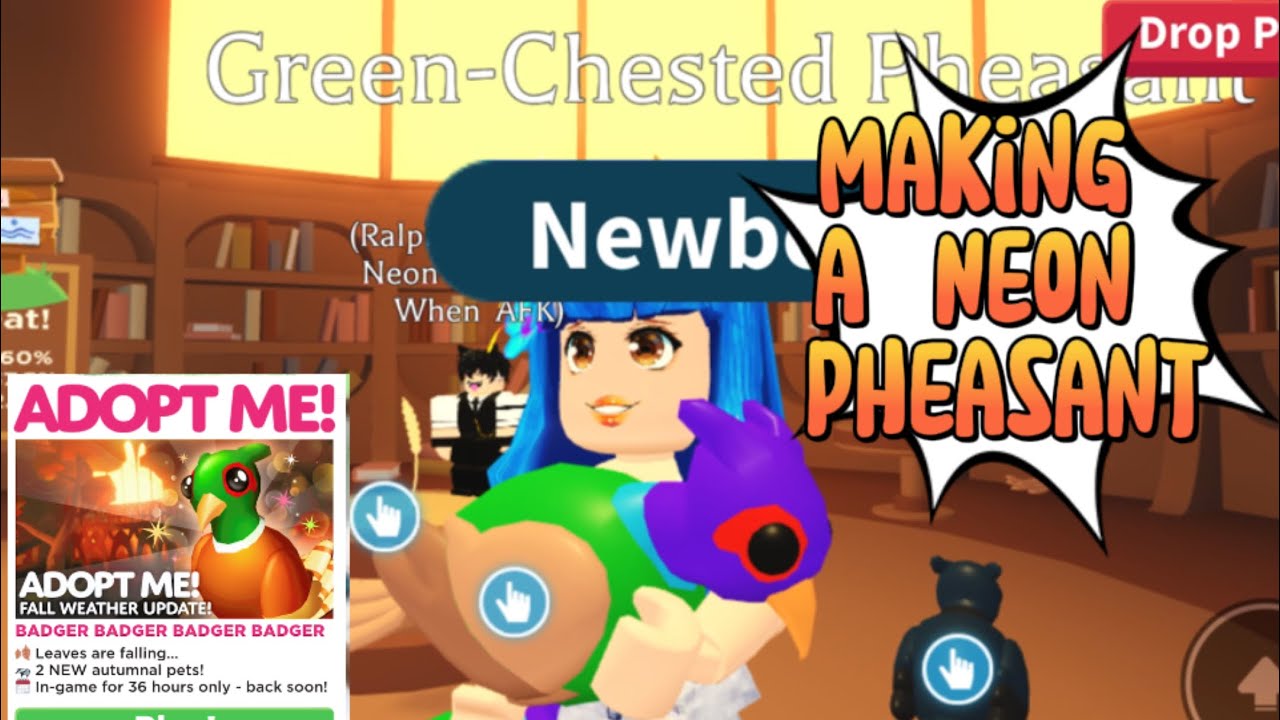 🍁Making a LEGENDARY Green Chested Pheasant NEON from the NEW FALL ...