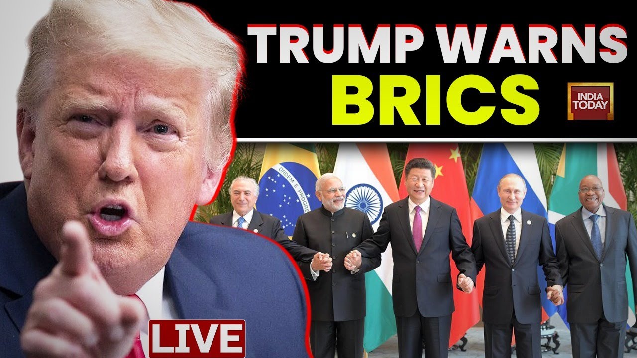 Trump vs BRICS: Bold Stance on Dollar Supremacy in Global Trade LIVE ...