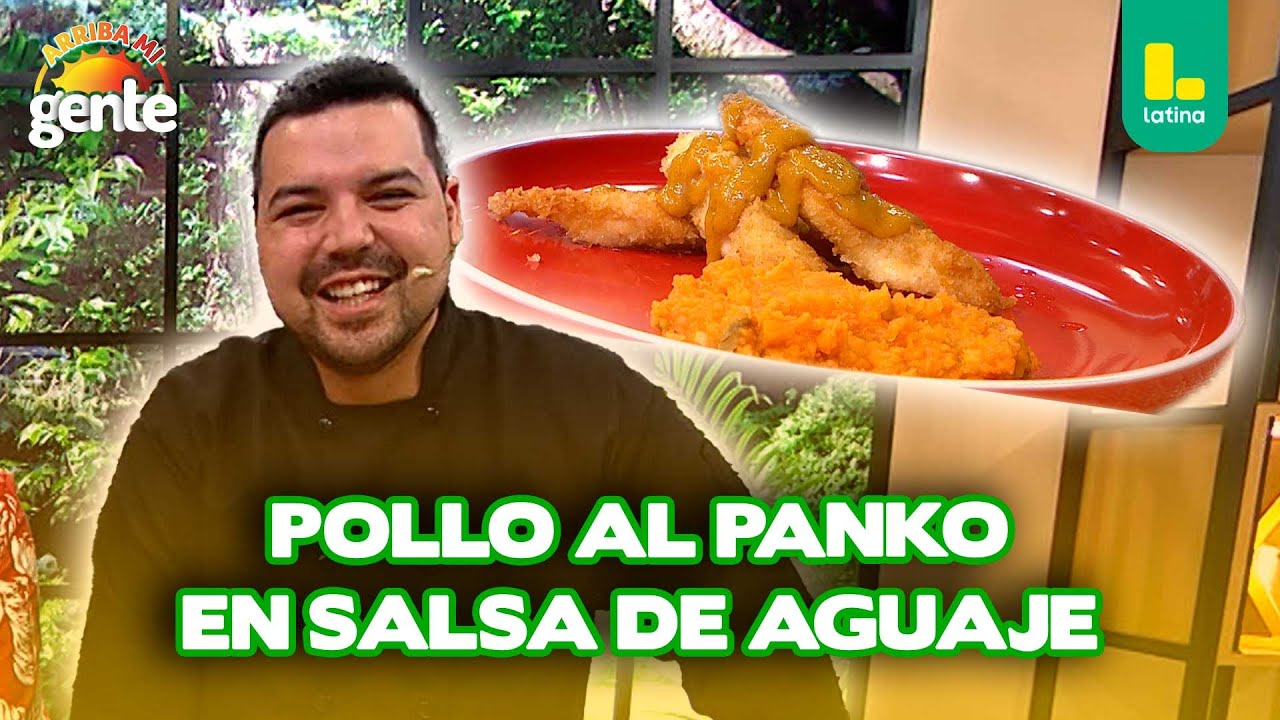 La receta de hoy: Pollo al panko en salsa de aguaje con puré 🍖 - YouTube