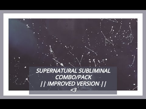 🦉 supernatural subliminal pack 🦉 . improved version - YouTube