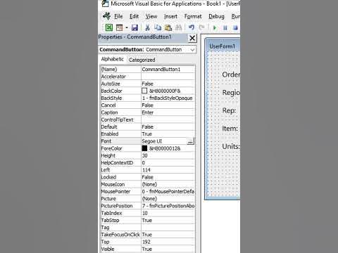 Create VBA Userforms in a minute | VBAtoExcel - YouTube