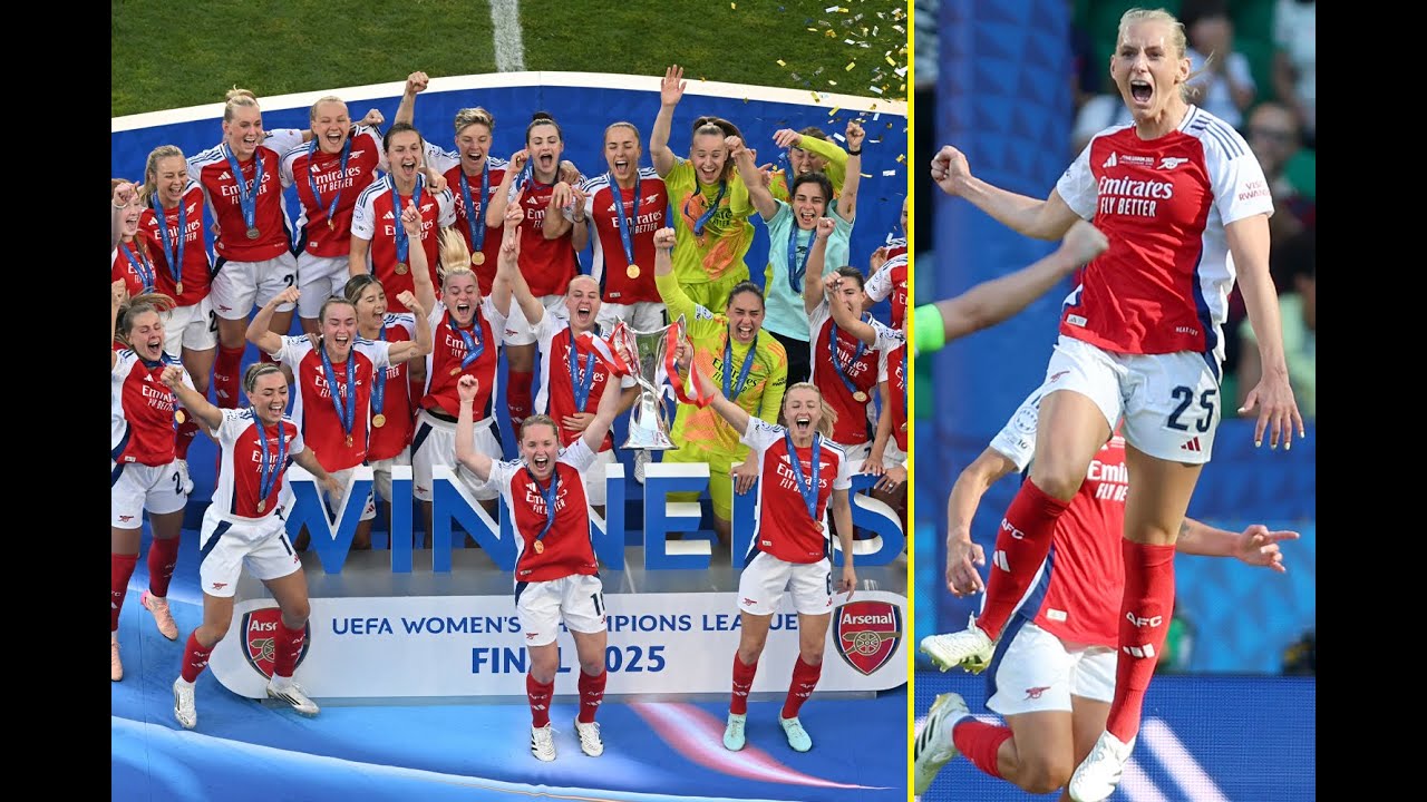 ARSenal Wins Champions League Title! First British Club to Lift Trophy ...