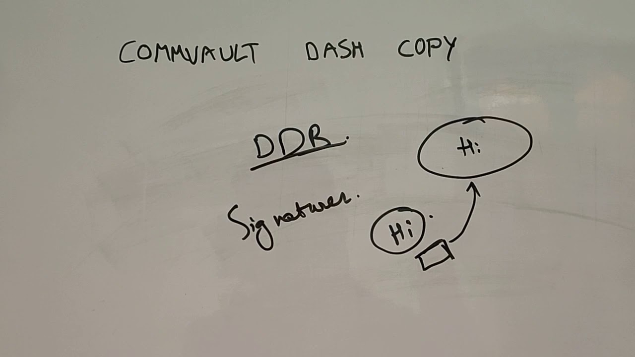 What is Commvault Dash Copy? How it works - YouTube