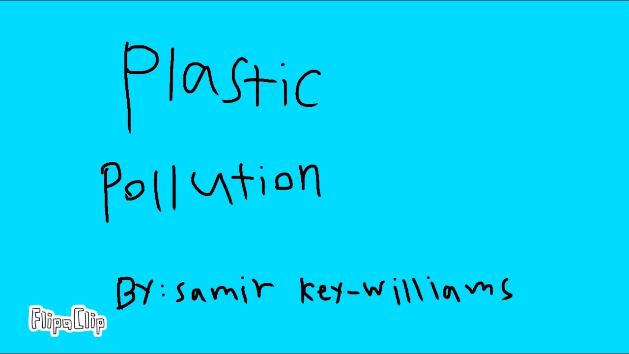 Plastic pollution (Flipaclip animation I made) - YouTube