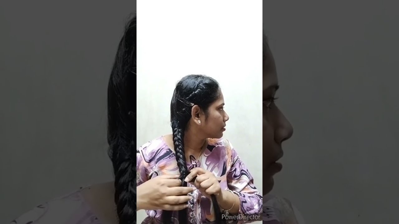 How to tie a side fishtail braid? - YouTube