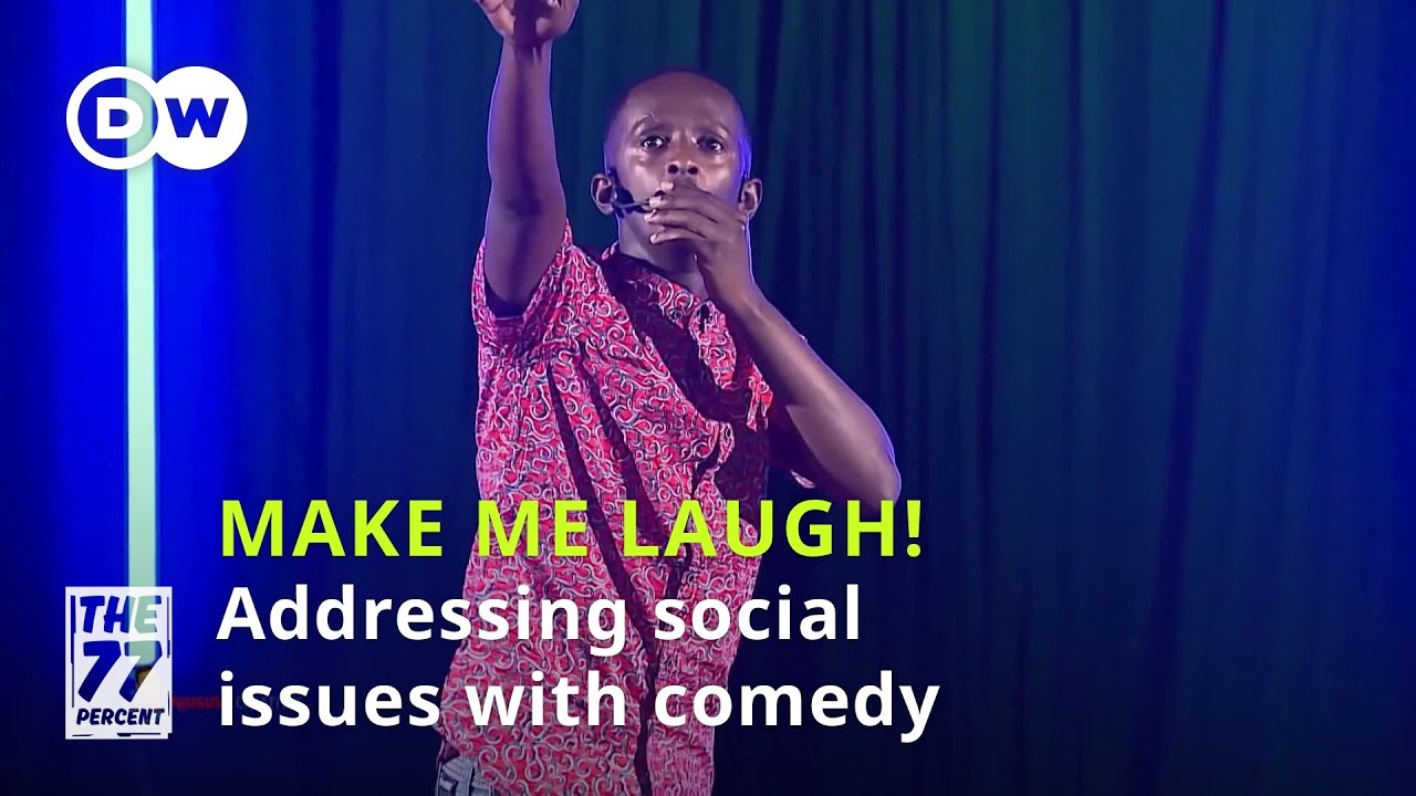 Kenyan comedian takes on no laughing matters - YouTube